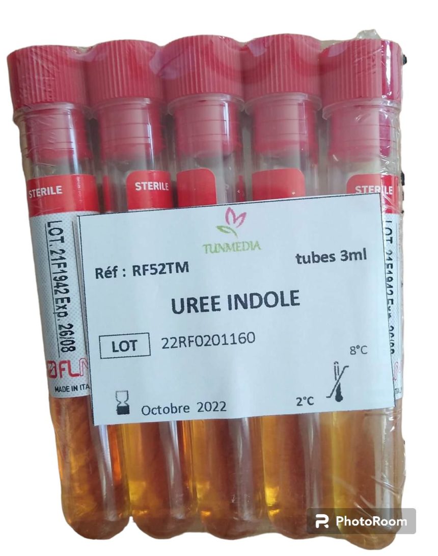 Urée Indole Tube 3ml (1) – BIOSPHÉRE spécialisé dans la vente de ...