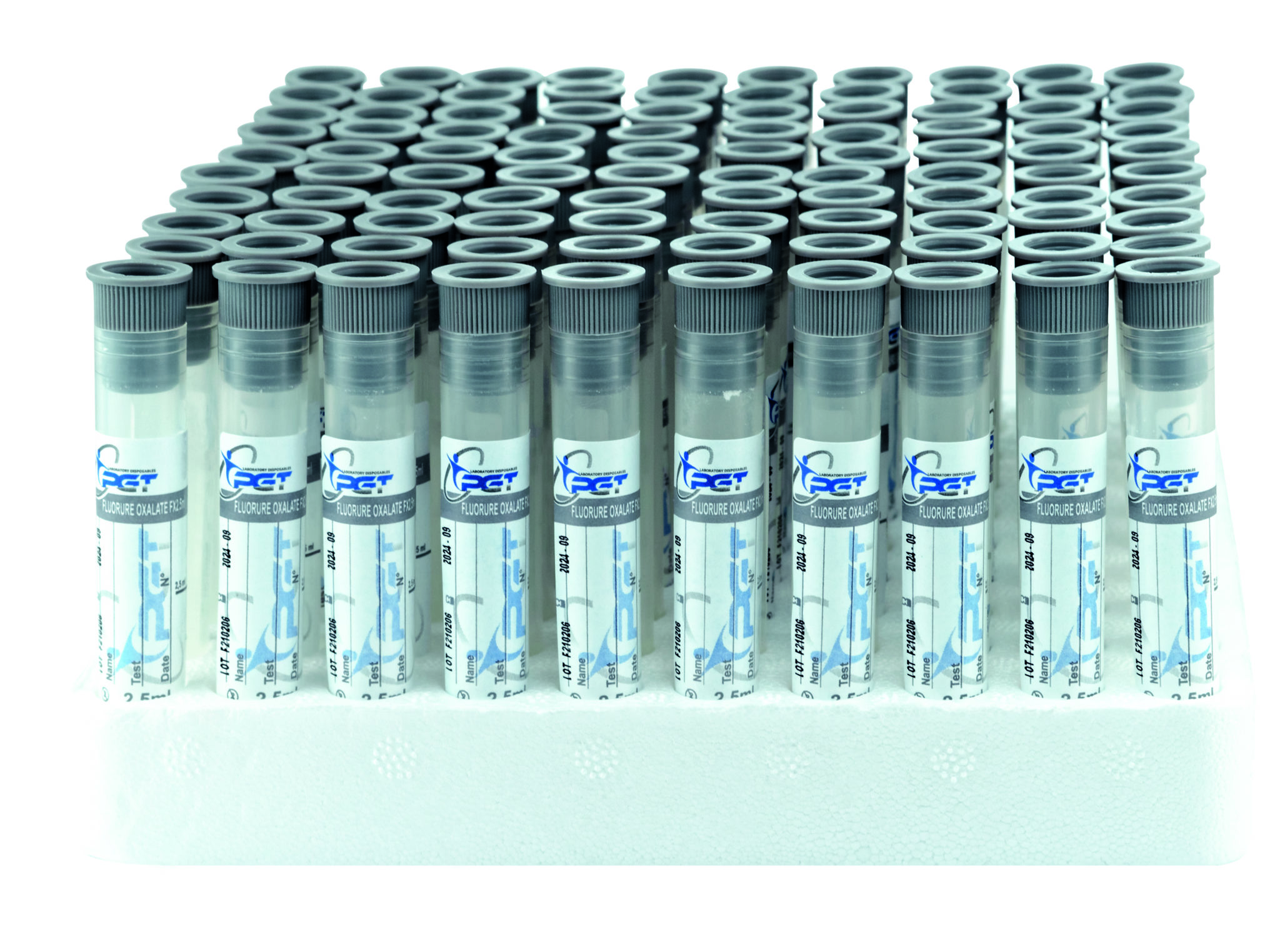 Tube Glycémie (fluorure d’oxalate) normal “B. gris” (500) – biosphere